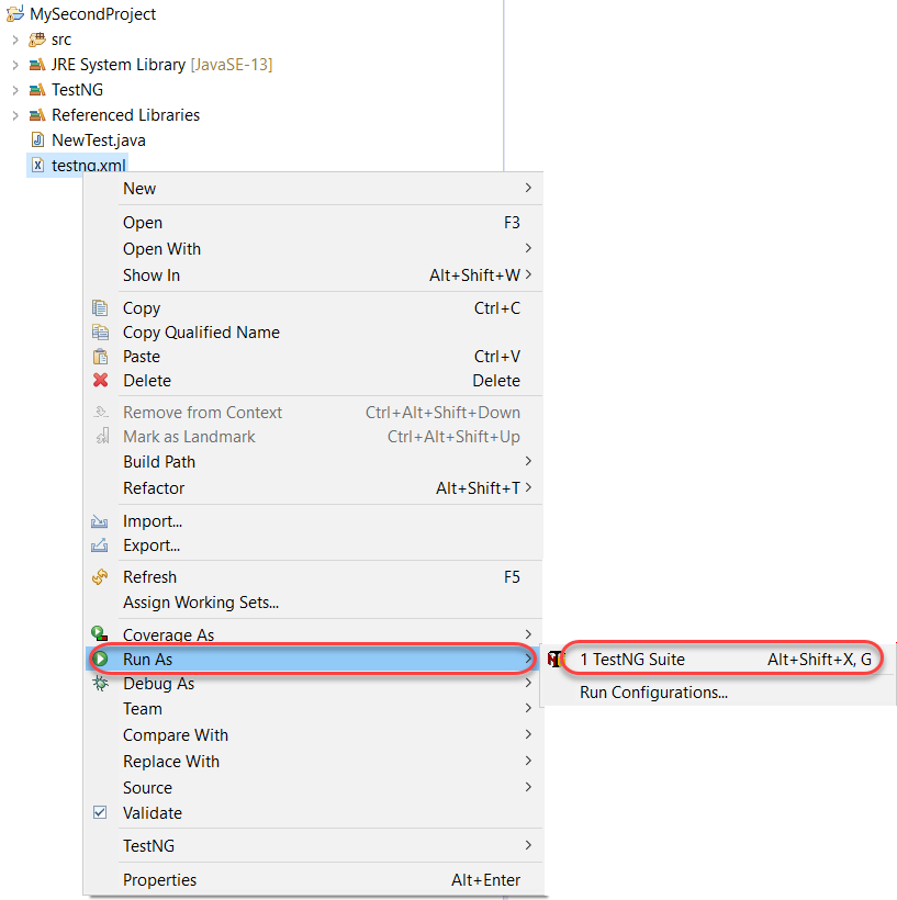 How To Create Testng Test Suite To Run Test In A Group Using Selenium